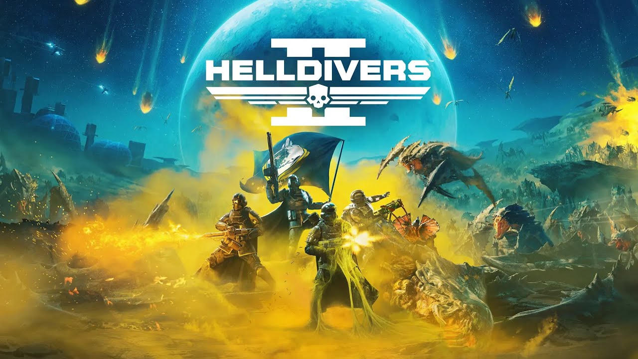 HellDivers 2 - Big explosions everywhere! - Multiplayer Gameplay w/ No Commentary - YouTube