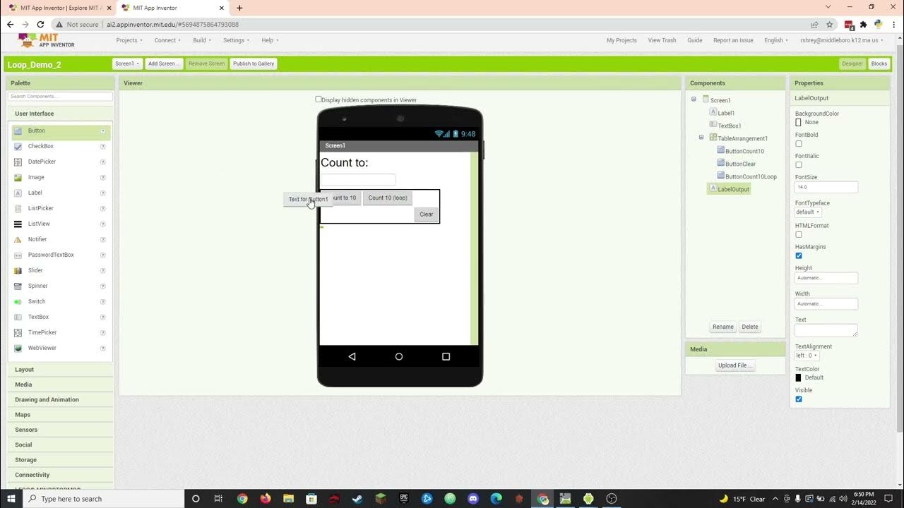 App Inventor - Loops - YouTube