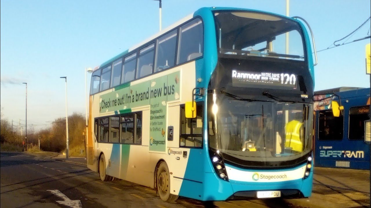 STAGEOCACH YORKSHIRE ADL ENVIRO 400 MMC SMART HYBRID 11706 YX73 PDU ...