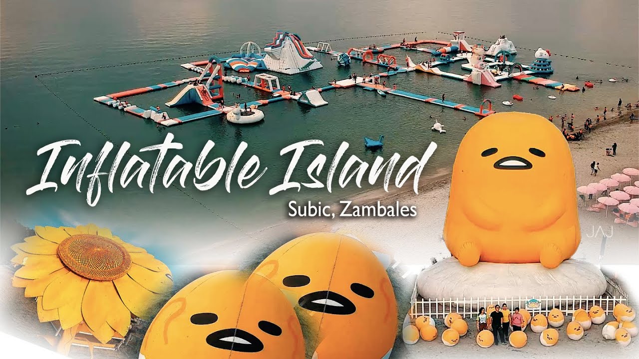 Inflatable Island | Subic Zambales | Aerial Drone | 1080p HD - YouTube