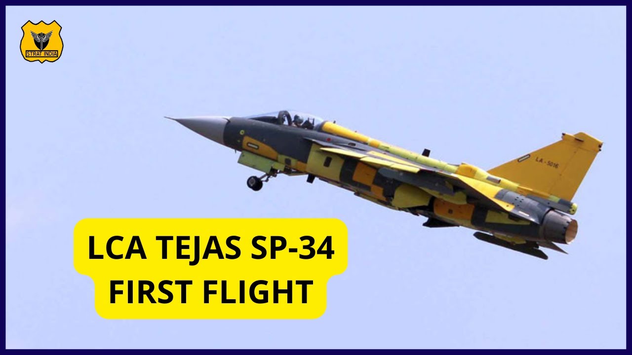 LCA TEJAS MK-1 SP 34 FIRST FLIGHT || LCA TEJAS LATEST || IAF - YouTube