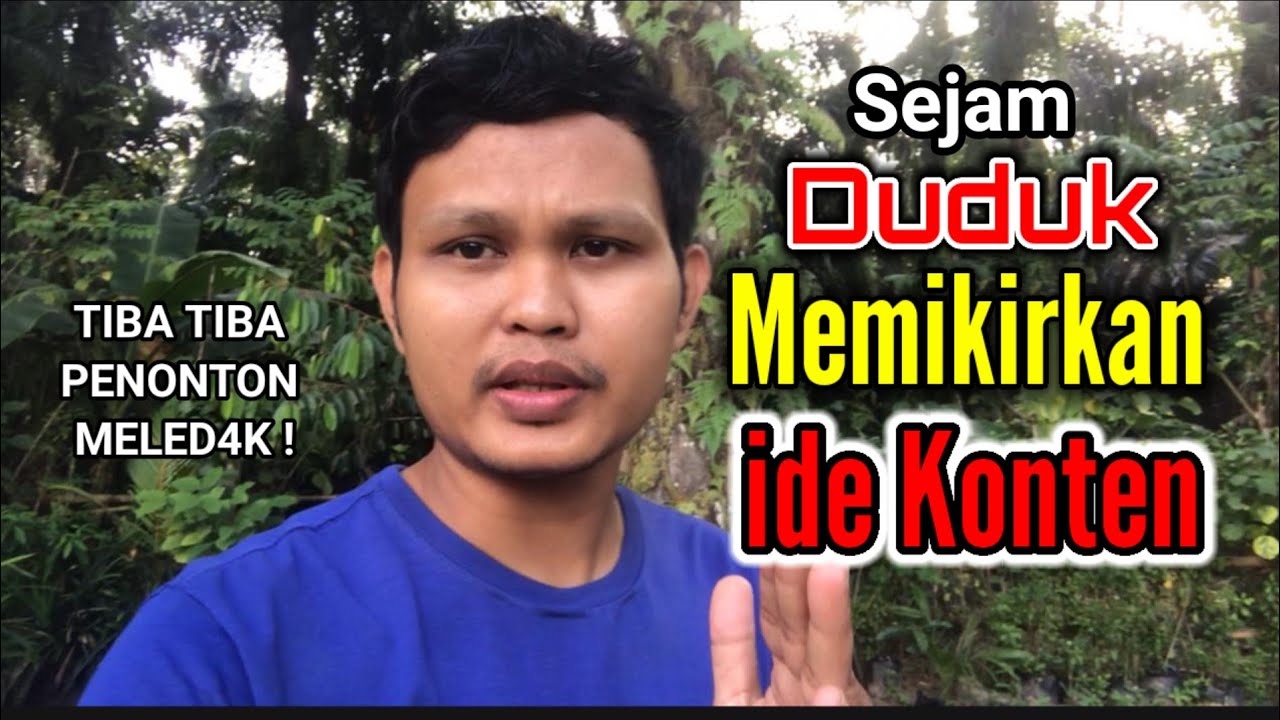 Duduk Di Ruang Kerja Memikirkan ide Konten YouTube - YouTube