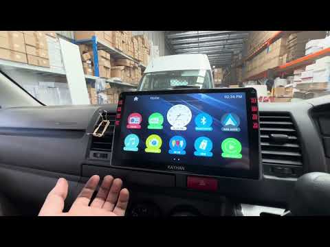 Kayhan Audio car stereo install on Toyota Haice 2006~2017 - YouTube