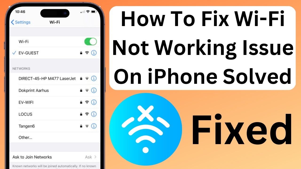 How To Fix Wi-Fi Not Working Issue | iPhone Connected To Wi-Fi But No ...