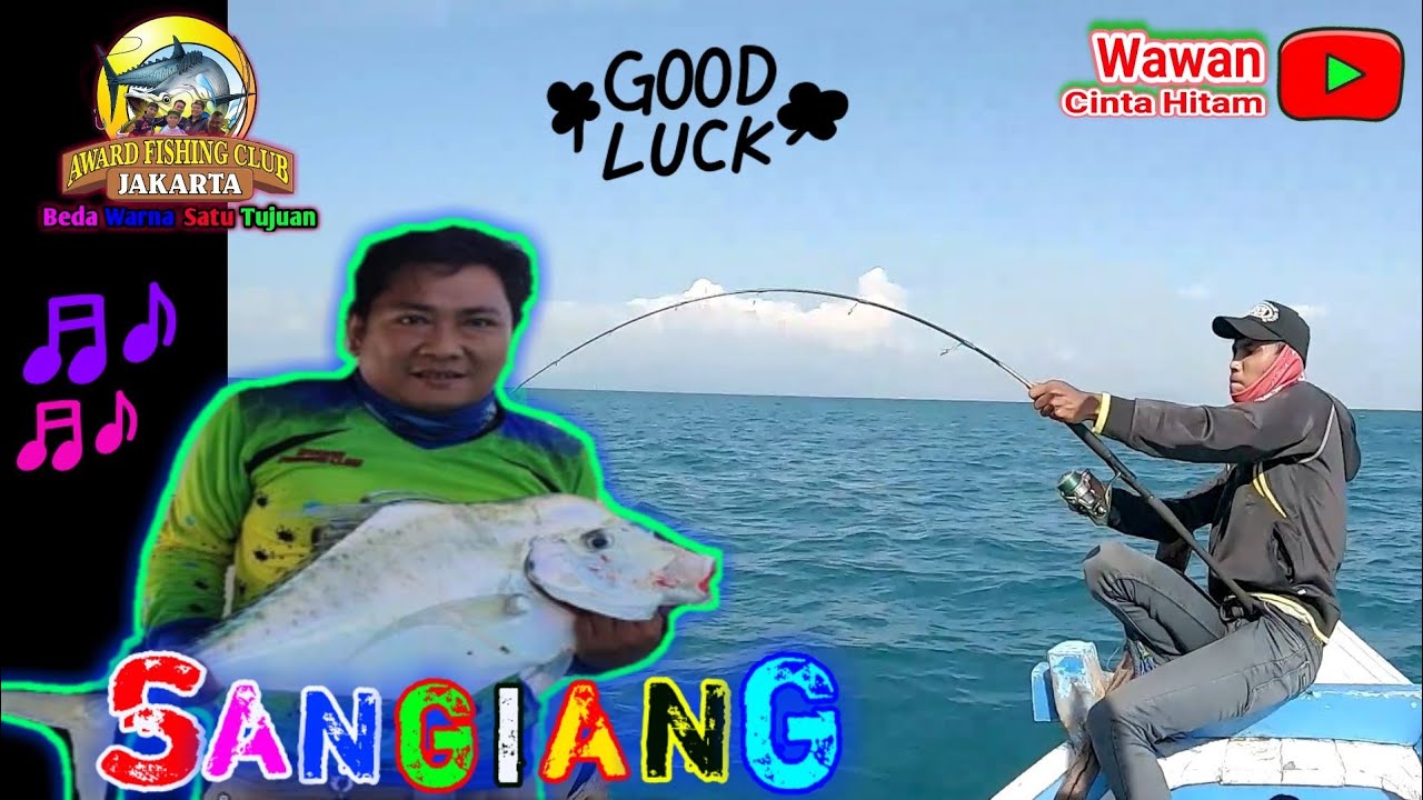 Berburu ikan kuwe rambe di pulau sangiang anyer - YouTube