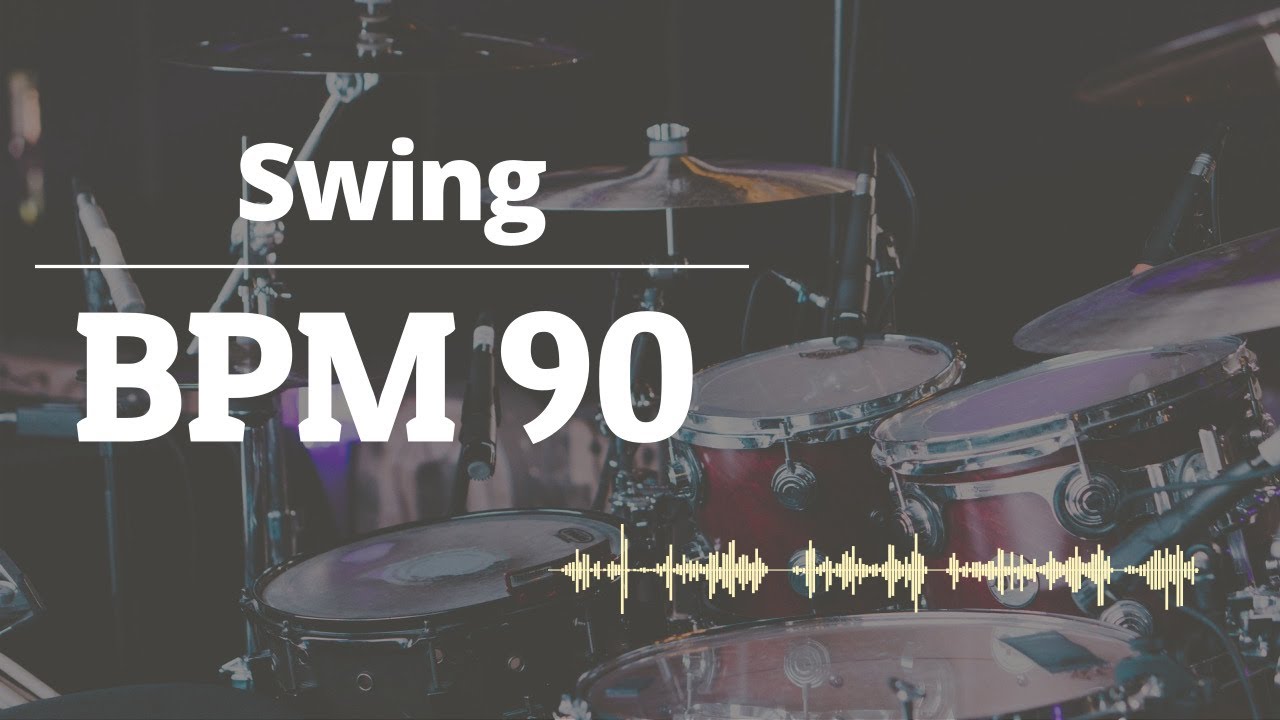 90 BPM 드럼비트 (Swing Beat 90 BPM) - YouTube