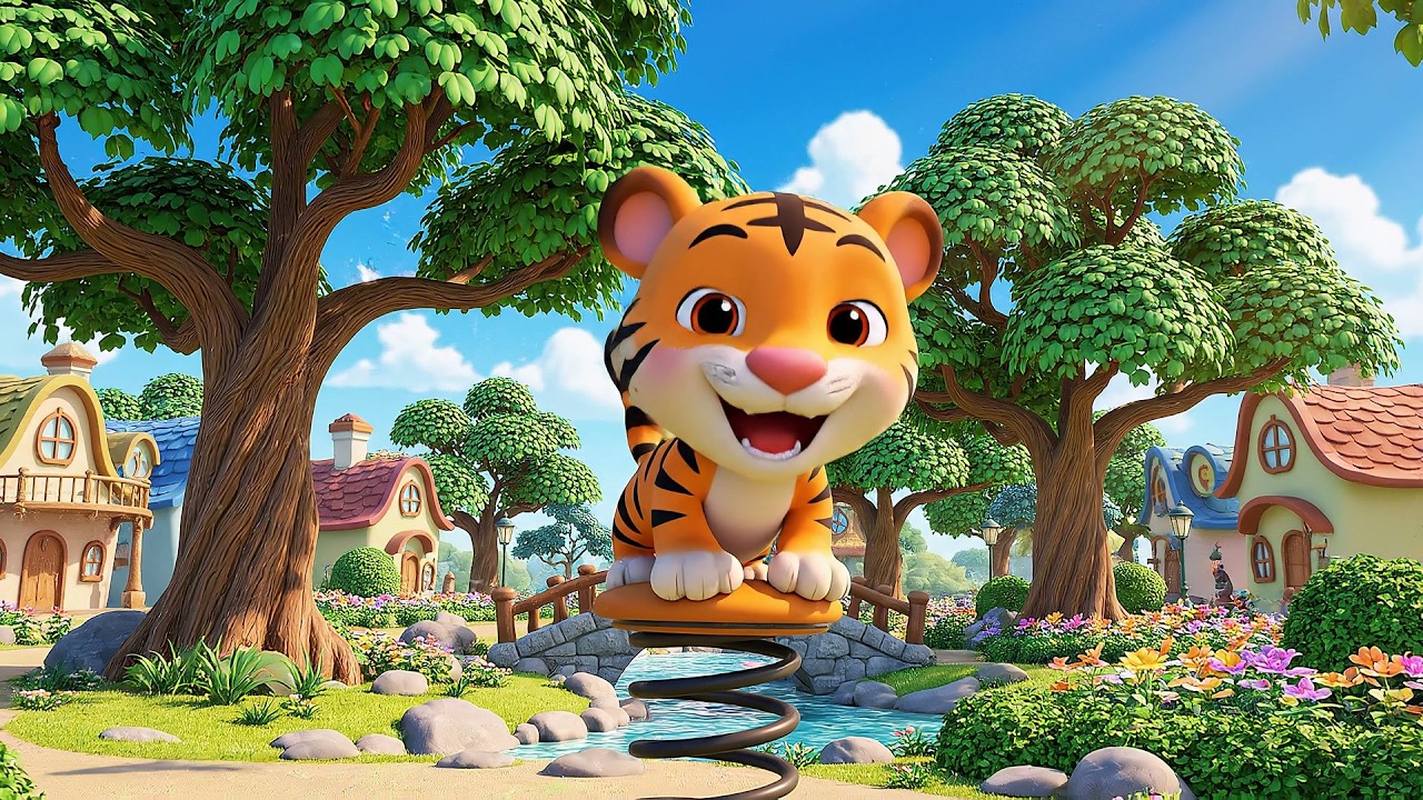 Tigger’s Seven Little Bouncy Springs Go Boing | Nursery Rhymes for Kids ...