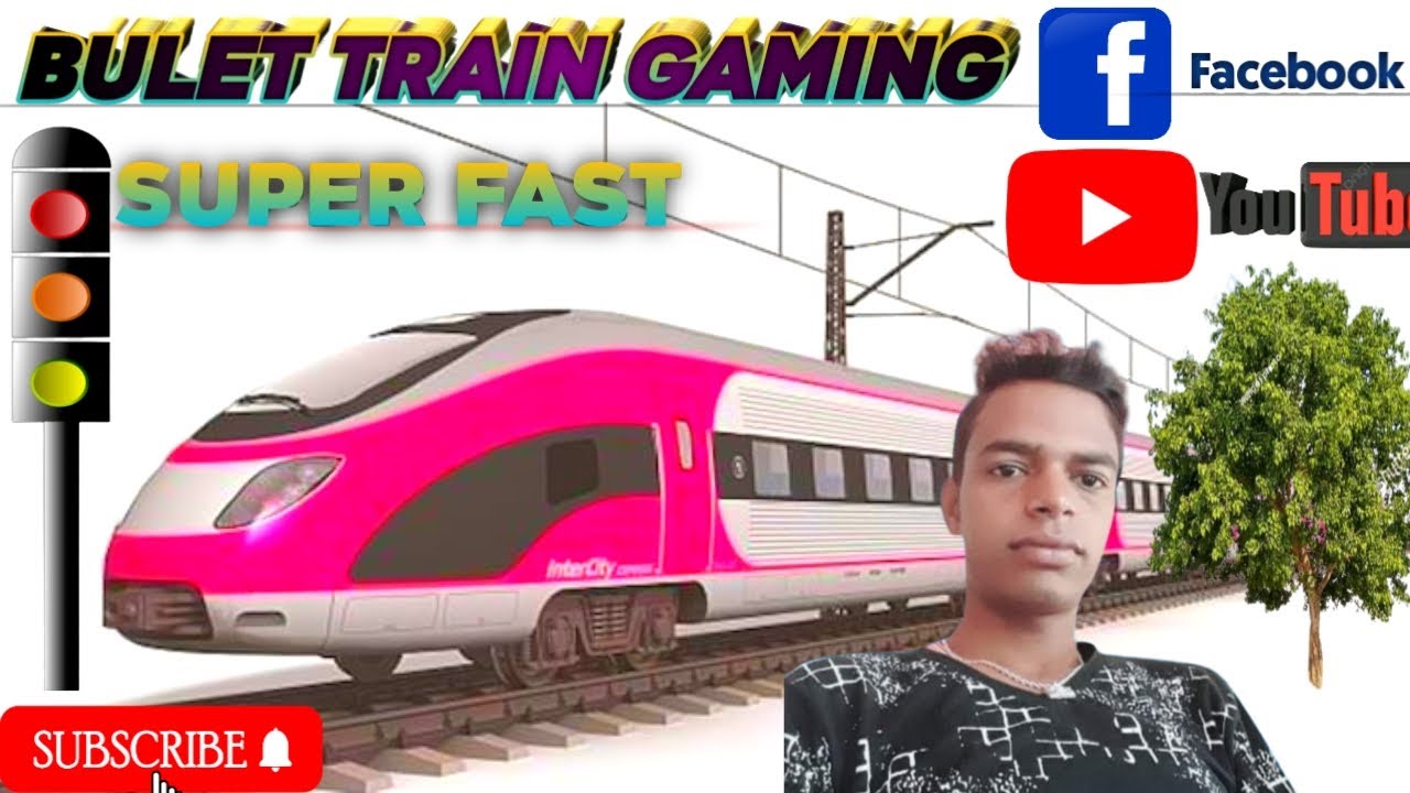 बुलेट ट्रेन गेमिंग विडियोज सुपर फास्ट 125KM परती रफ्तार bullet super ...