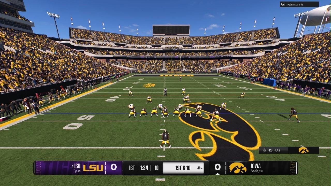 EA SPORTS College Football 25 Iowa vs LSU - YouTube