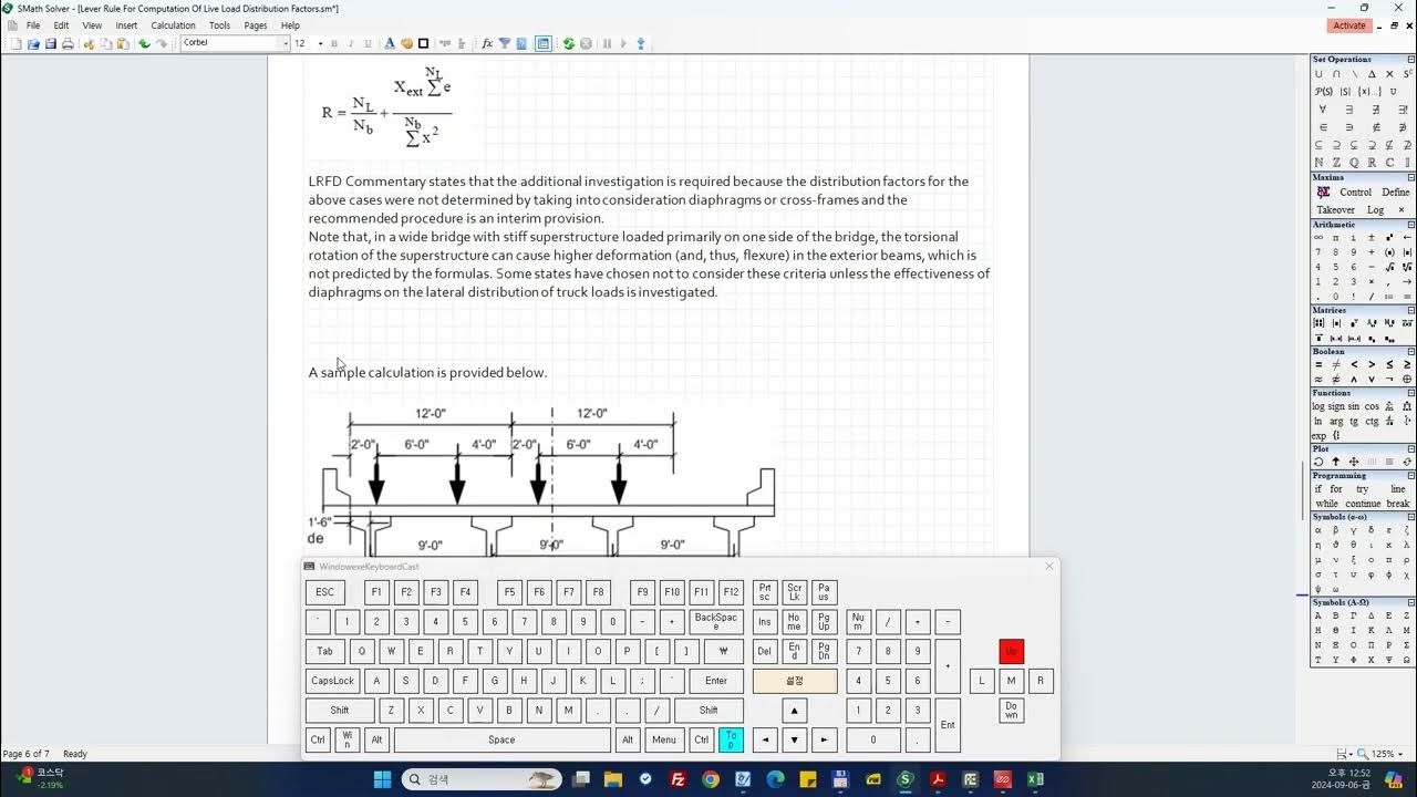 Lever Rule For Computation Of Live Load Distribution Factors 2 - YouTube
