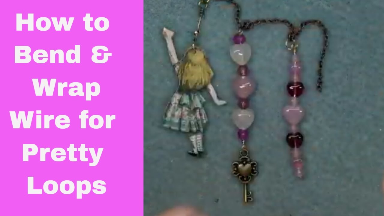 How to Bend and Wrap Wire for Pretty Loops - YouTube