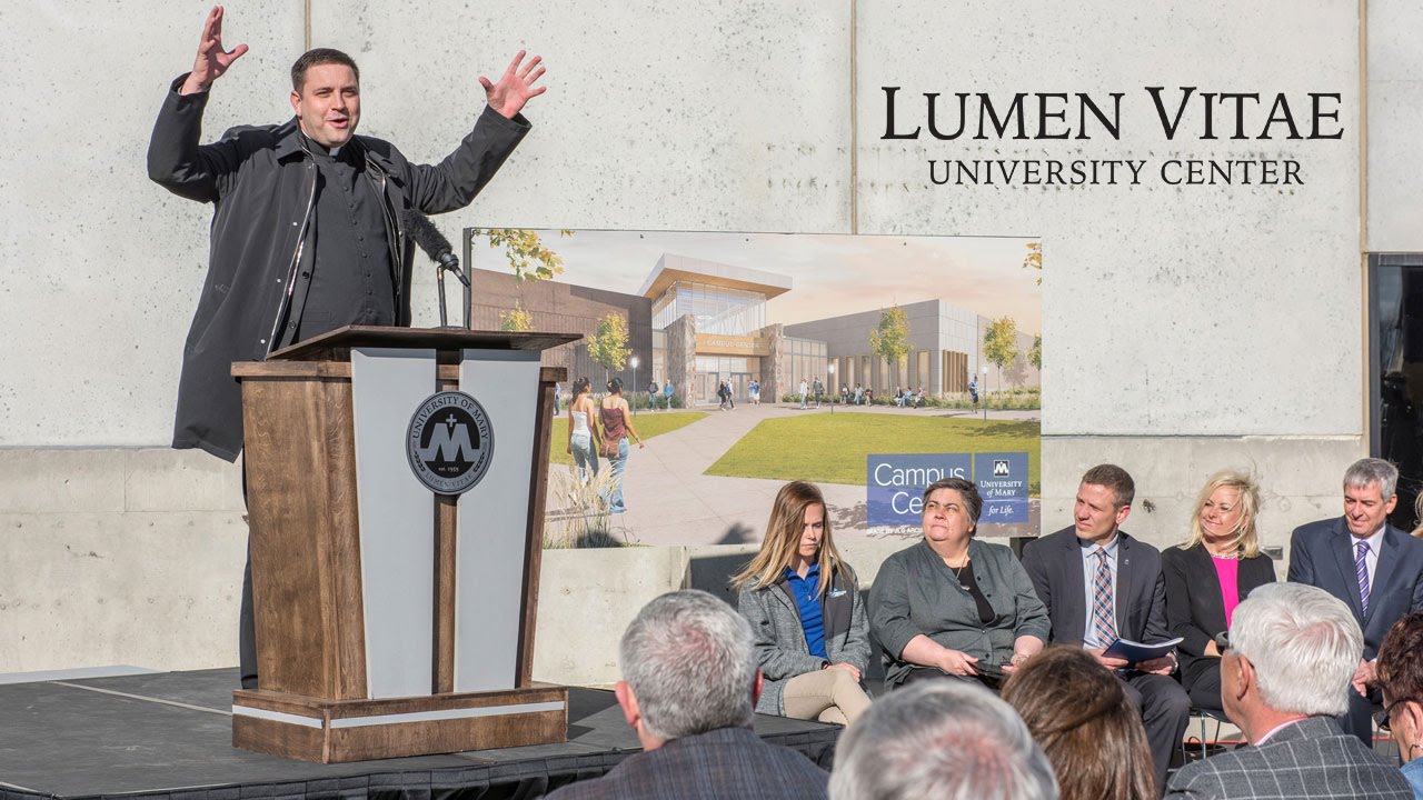 Lumen Vitae University Center Groundbreaking - YouTube