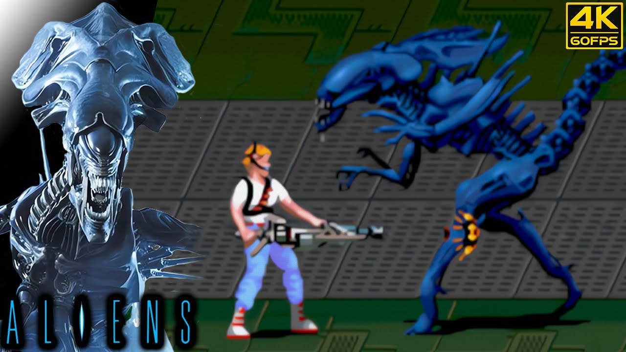Aliens (Arcade / 1990) 4K 60FPS - YouTube
