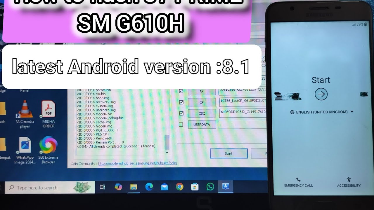 how to flash j7 prime SM G610F - YouTube