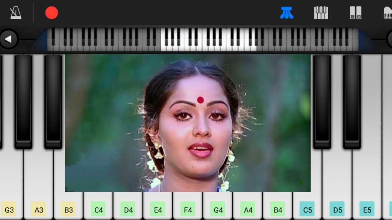 Ooru Sanam - EASY and SLOW Piano Tutorial | Mella Thiranthathu Kadhavu - YouTube