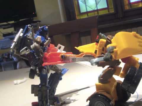Transformers DOTM: Optimus Prime Rage in stop-motion - YouTube