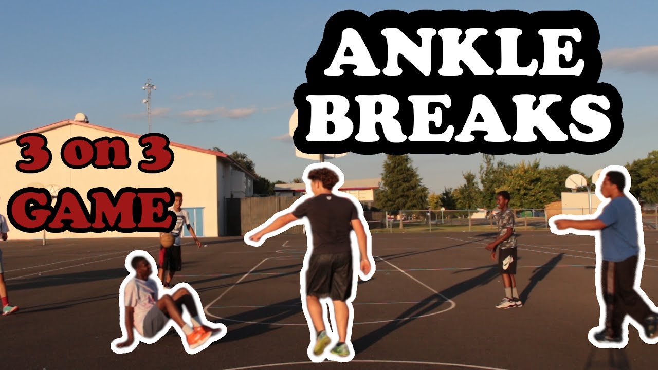 Basketball Game 3 on 3 MADE SOMEONE FALL (MUST WATCH) - YouTube
