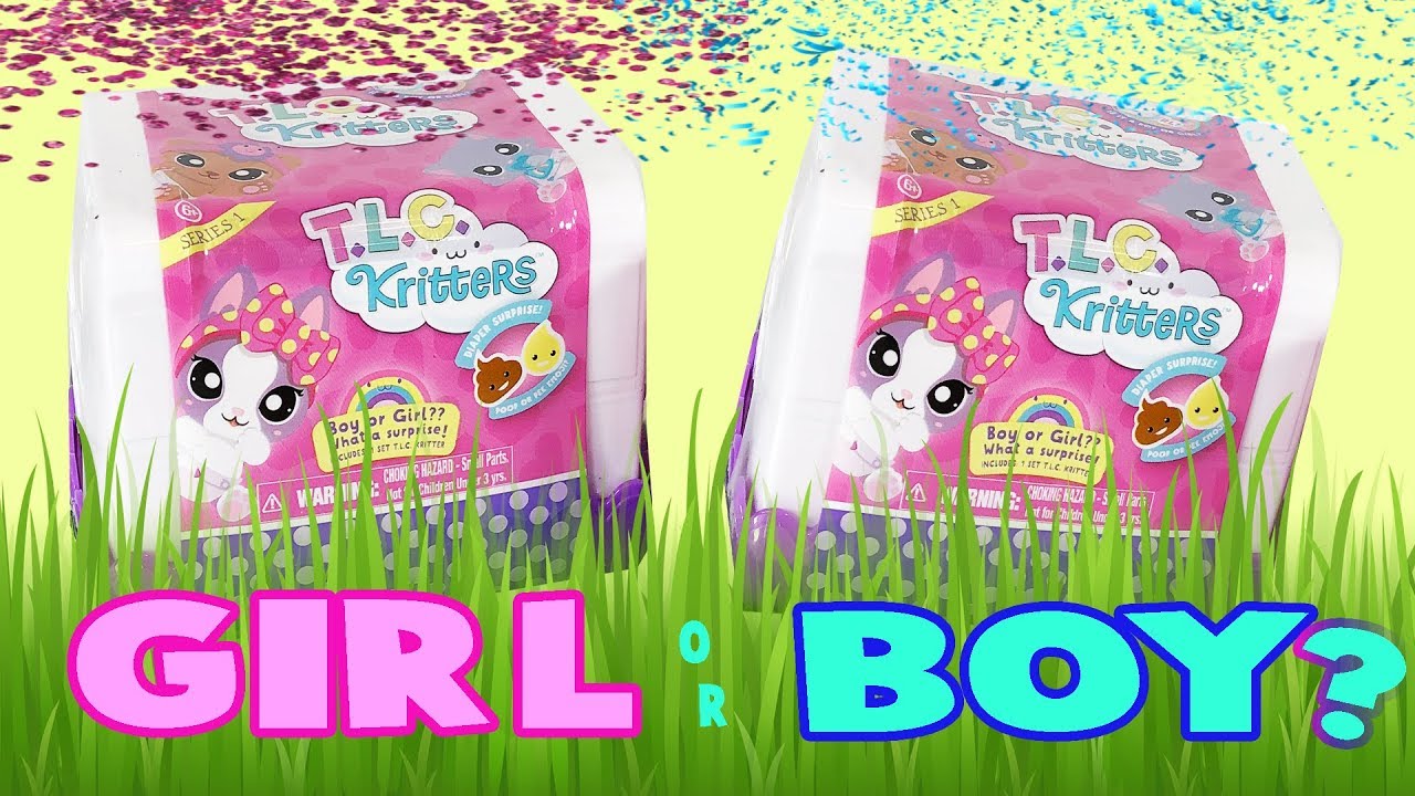 TLC Kritters Pets Toy Surprises Water Reveal Spit, Poop, Pee Poseable ...