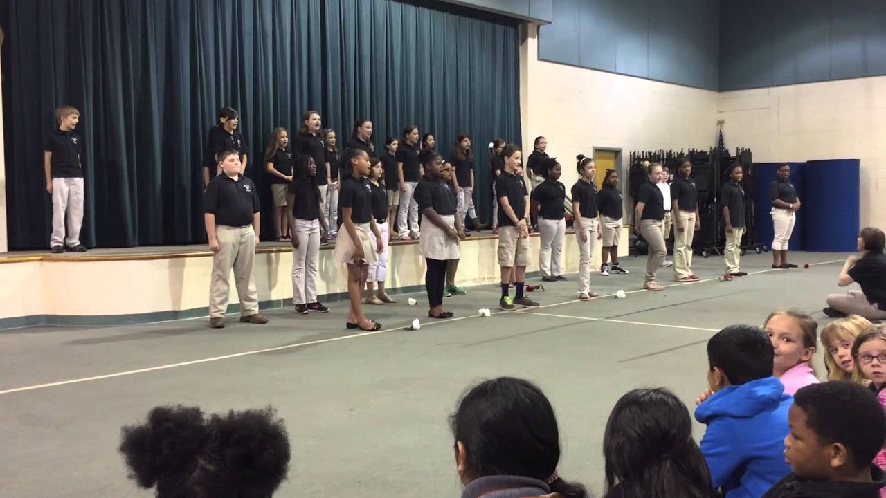 Spring Chorus Concert In School Performance #1 - YouTube