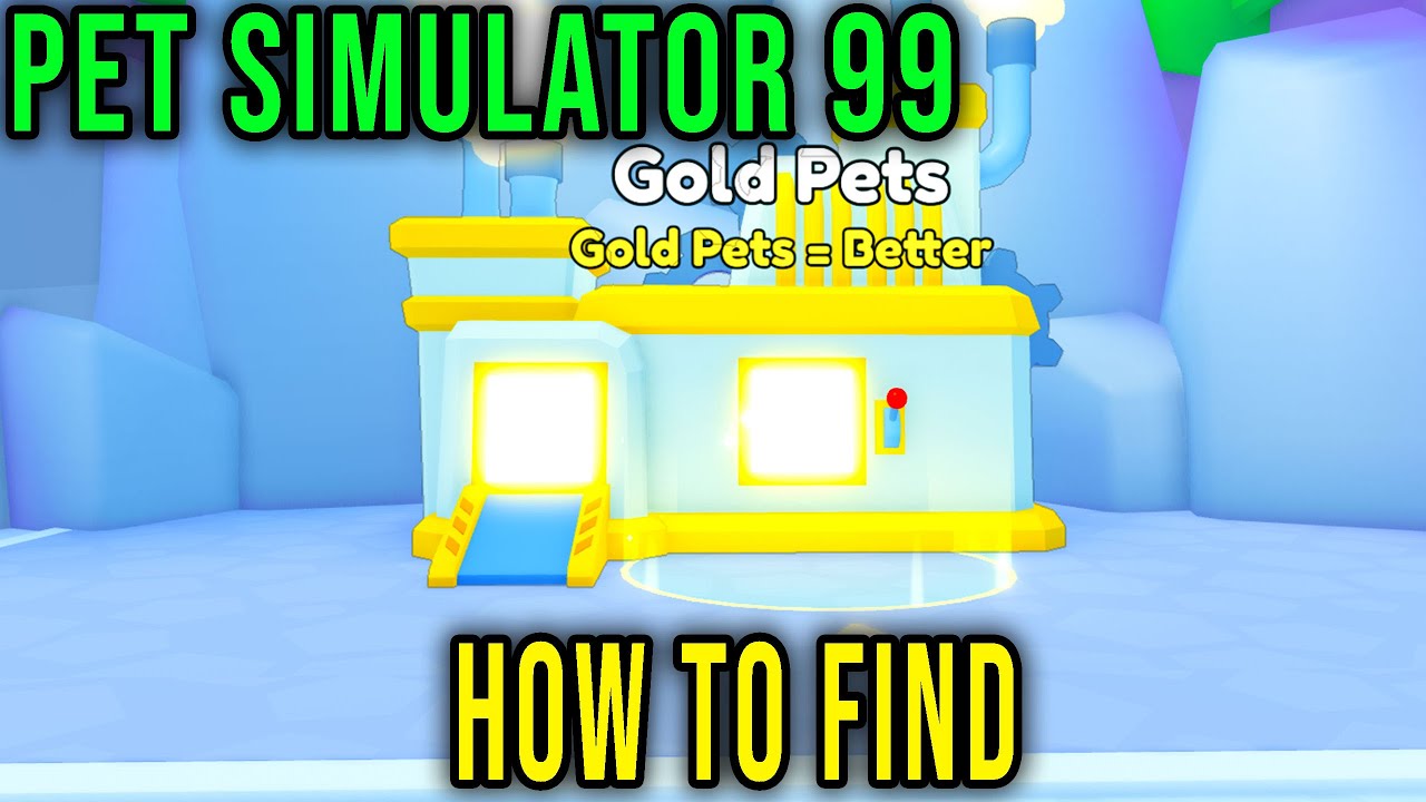 GOLDEN PETS - HOW TO MAKE [Pet Simulator 99] - Roblox - YouTube