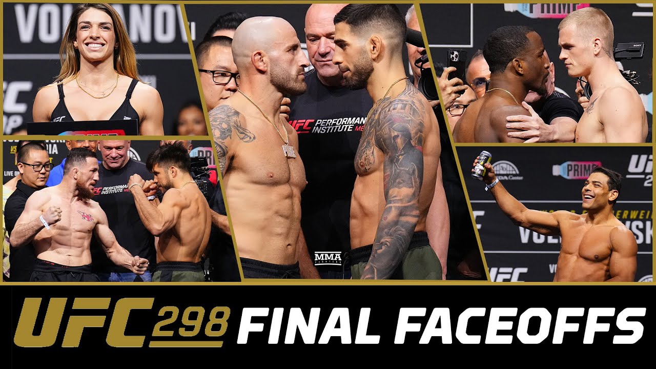 UFC 298 Final Faceoffs | UFC 298 | MMA Fighting - YouTube