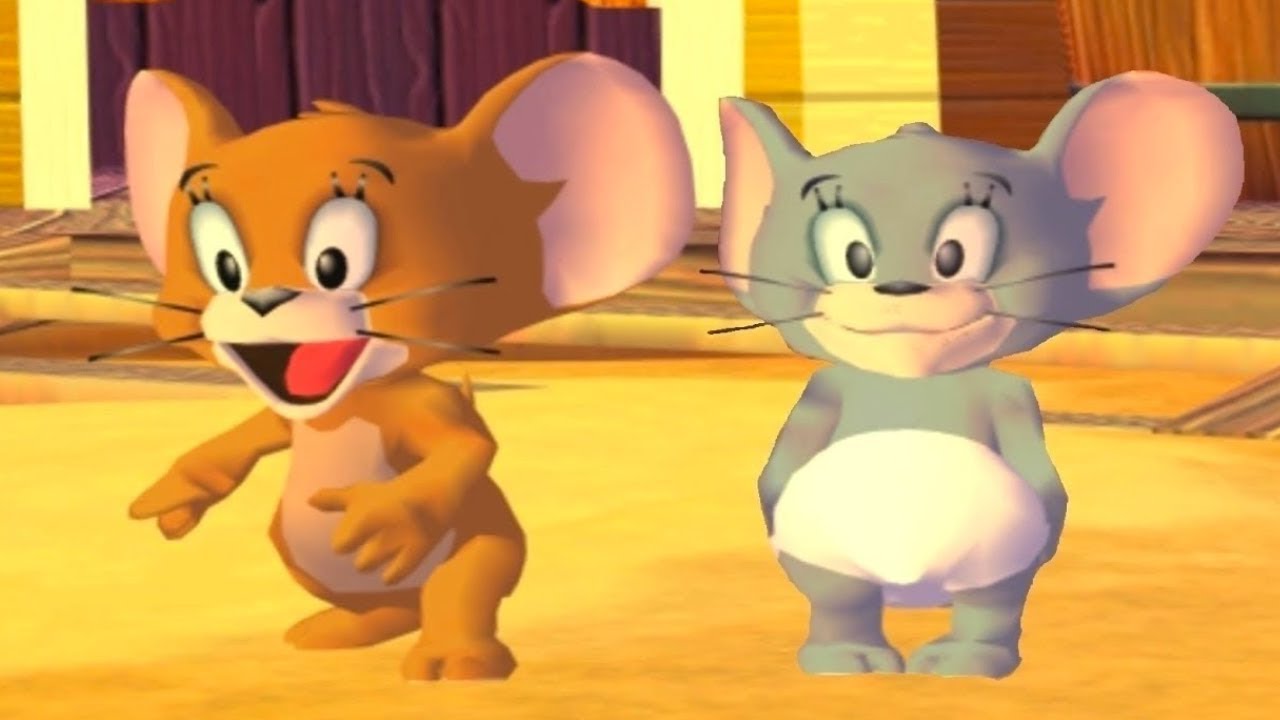 Tom and Jerry War of the Whiskers(Tag):Jerry and Nib. vs Duck. and Tyke ...