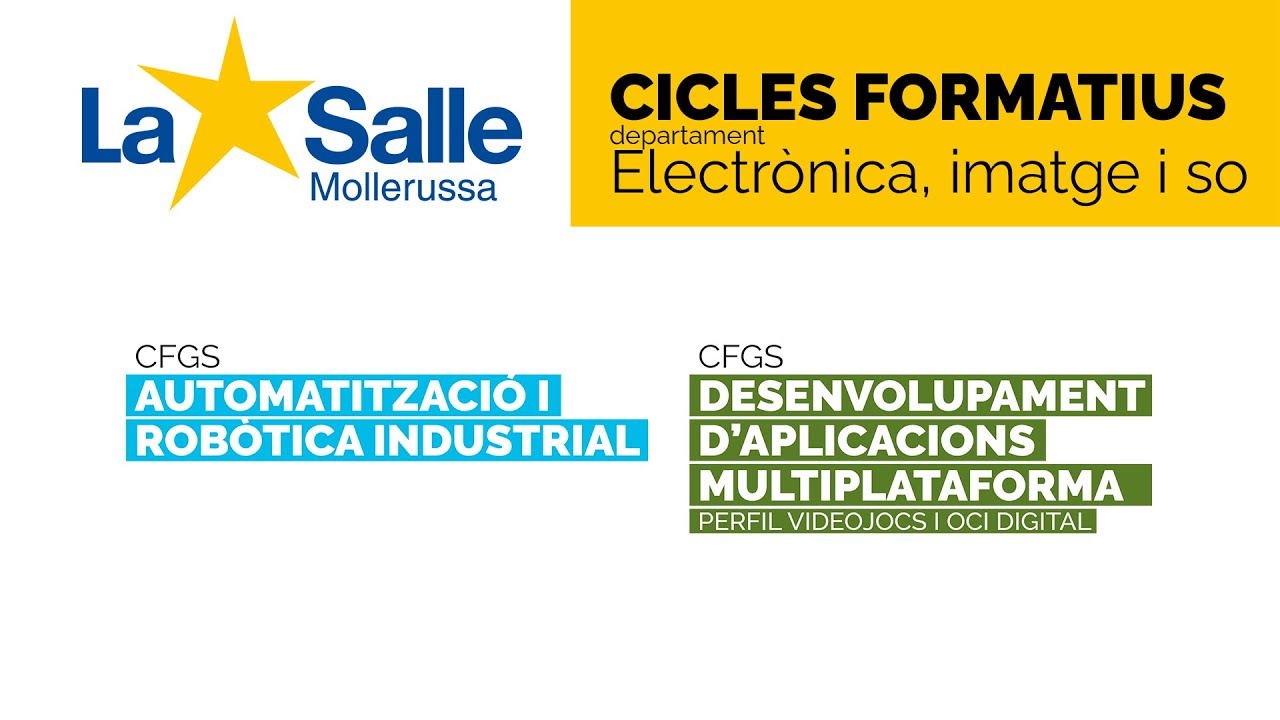 CFGS Automatització i Robòtica Industrial - CFGS Desenvolupament d ...