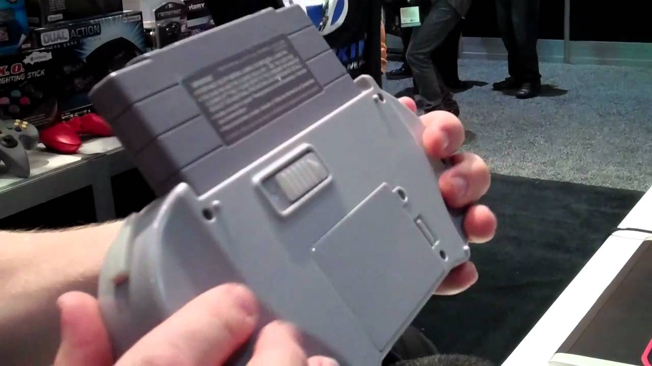 CGR E3 2011 Adventure Pt38: Hyperkin SupaBoy portable SNES handheld ...