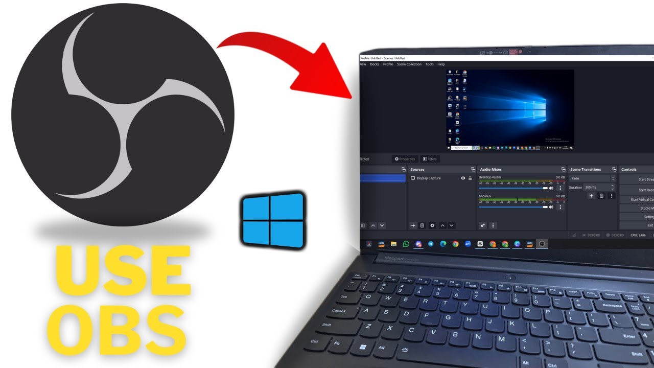 How To Screen Recording Using OBS - YouTube