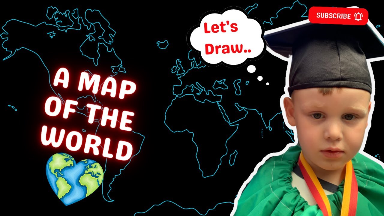 Young Cartographer's Dream: Drawing the World Map - YouTube