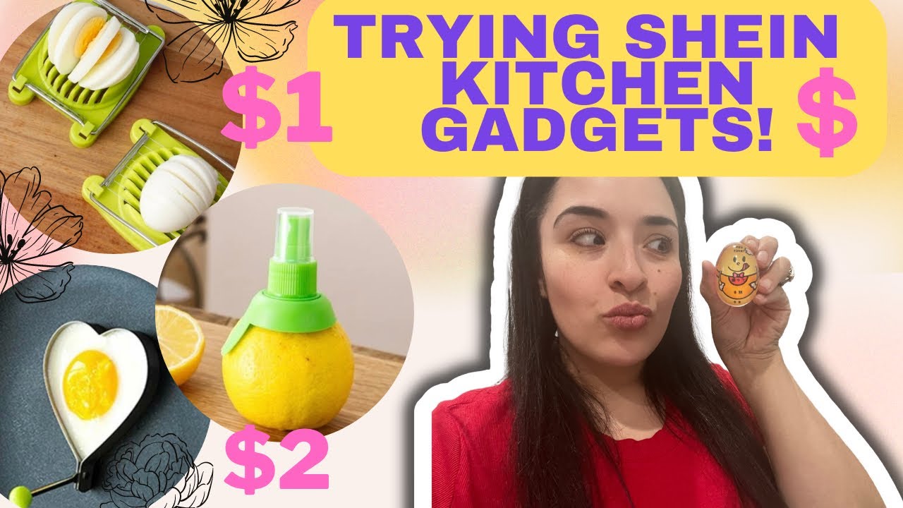 Trying SHEIN kitchen Gadgets for less than $5! - YouTube