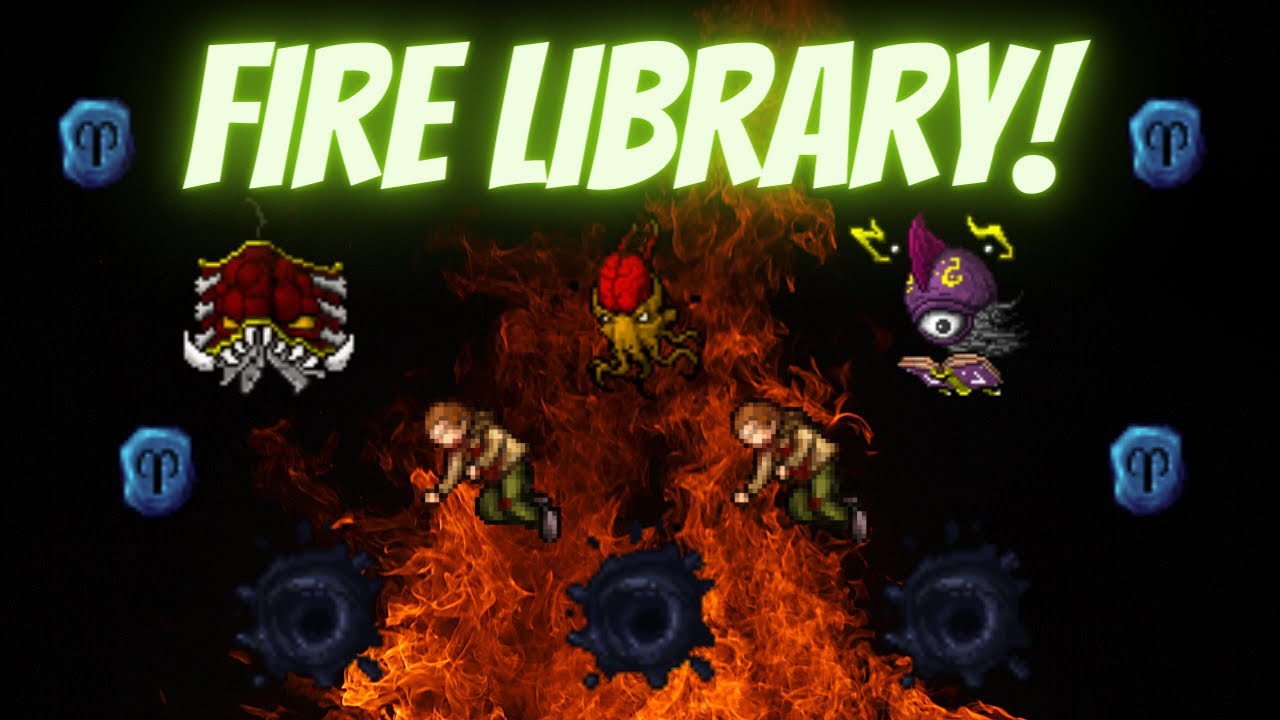 Fire Library Tibia (Poradnik/Guide). Tibijskie Hunty! ED POV - YouTube