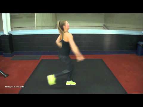 Reverse Lunge with Front Kick - YouTube