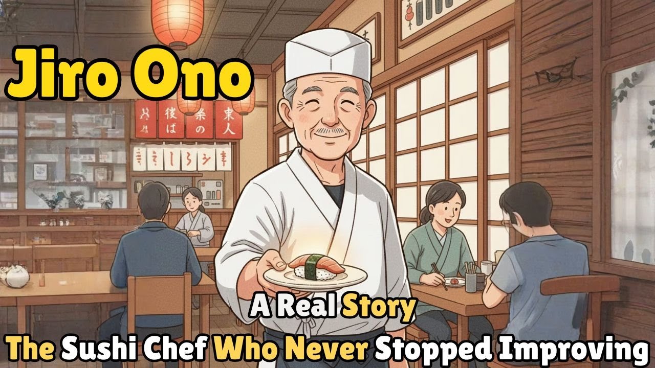 🏯A Japanese Sushi Chef’s Story | Jiro Ono | Sukiyabashi Jiro | The ...