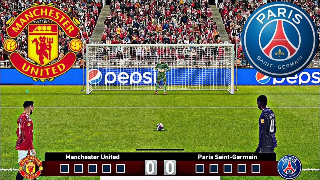 MANCHESTER UNITED VS PSG FULL PENALTY SHOOTOUT | MU VS PSG HIGHLIGHTS ...