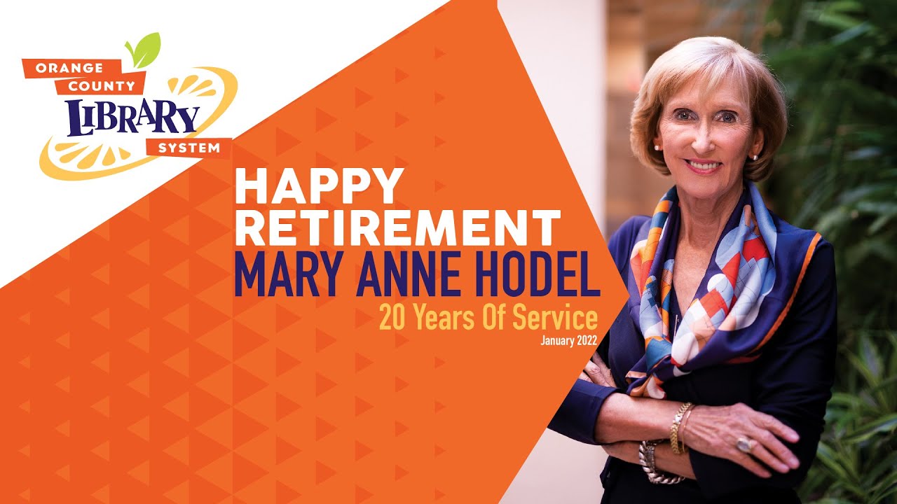 OCLS Retirement Reflections: Mary Anne Hodel - YouTube