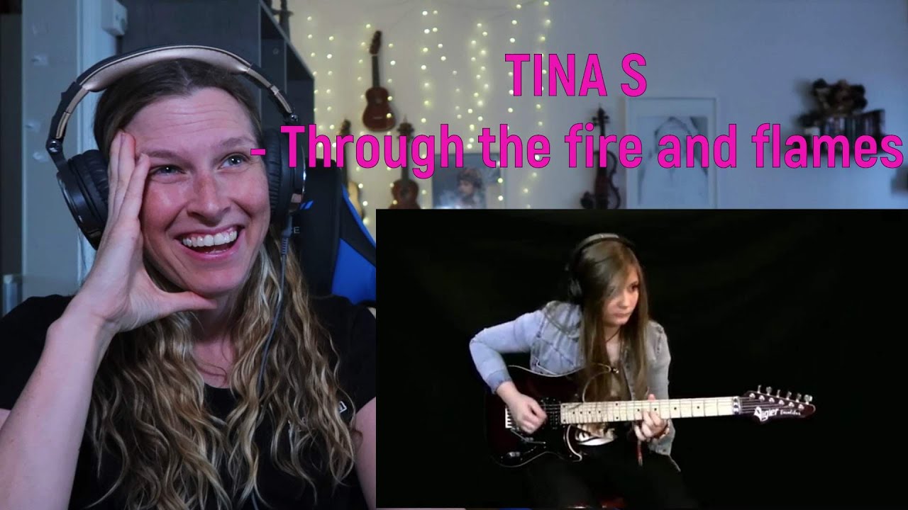 TINA S - THROUGH THE FIRE AND FLAMES | REACTION - YouTube
