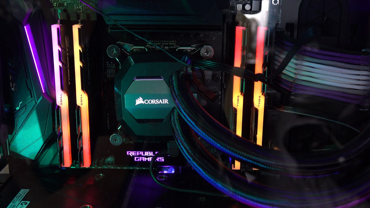 Trident z rgb no works on X99 platform - YouTube