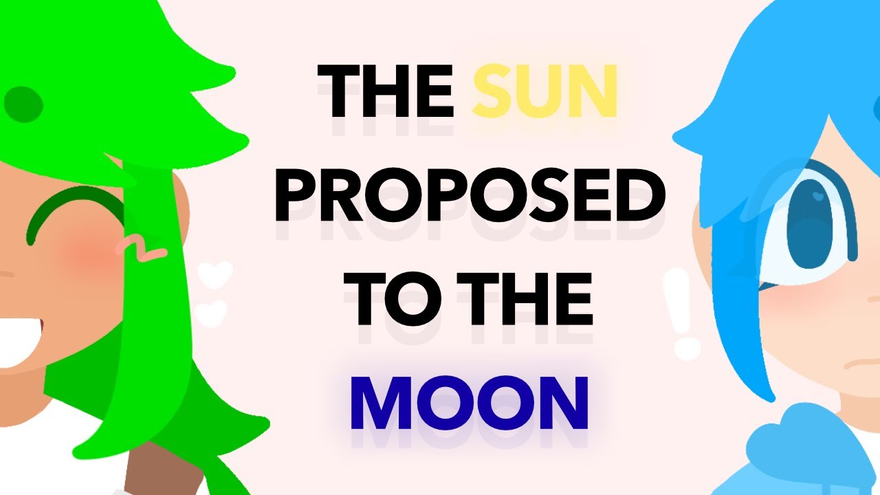 the sun proposed to the moon // leafy x teardrop BFDI - YouTube