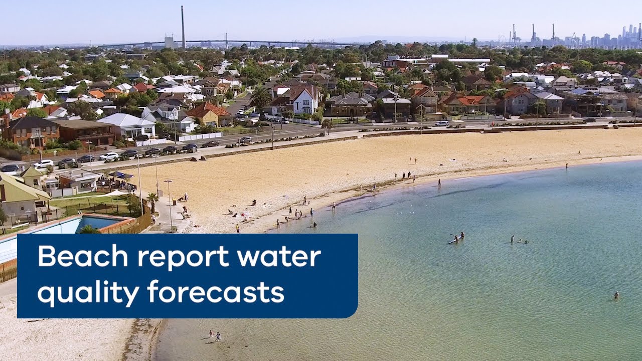 Beach report - water quality forecasts - YouTube
