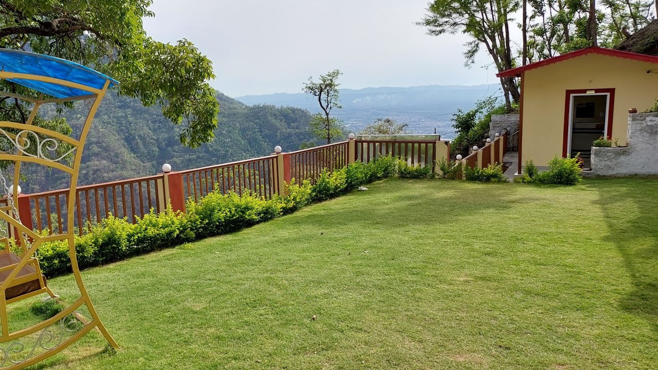 A beautiful mountain view and city view from kyarki Resort Garden ...
