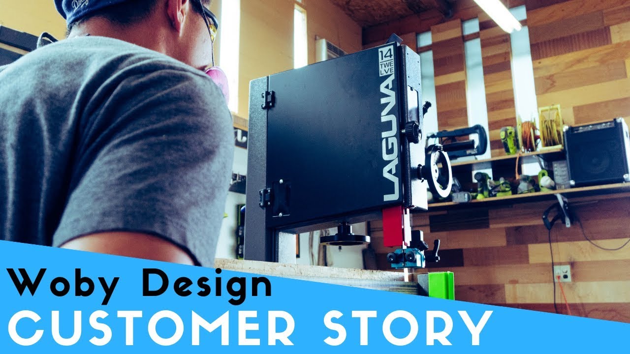 Customer Story: Ben Paik from Woby Design | Laguna Tools - YouTube