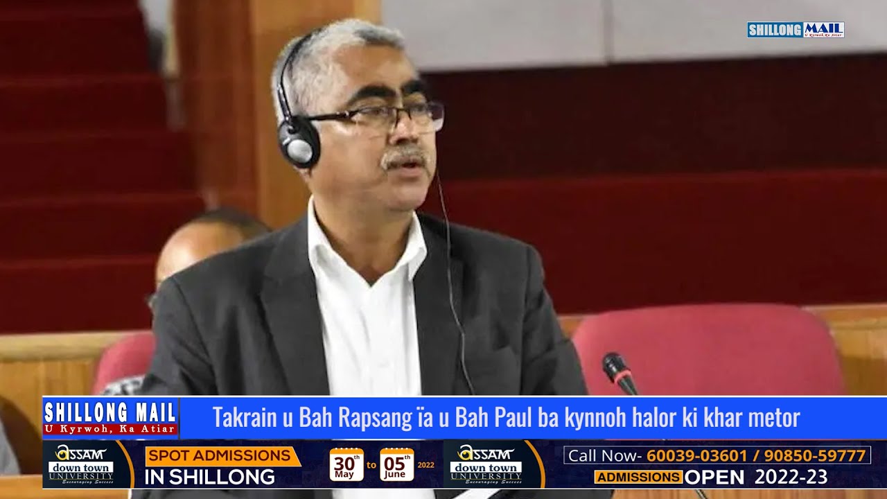 Takrain u Bah Rapsang ïa u Bah Paul ba kynnoh halor ki khar metor - YouTube