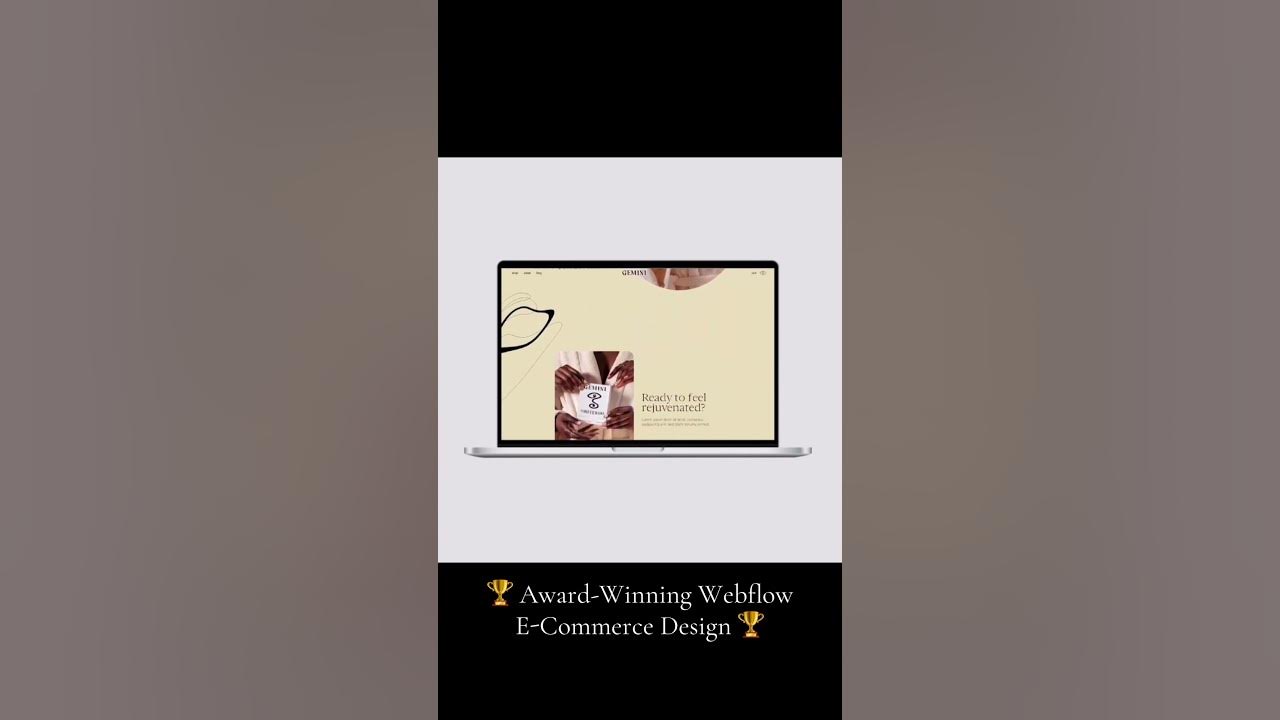 Stunning Webflow Store Design | Minimalist & Modern UX/UI - YouTube