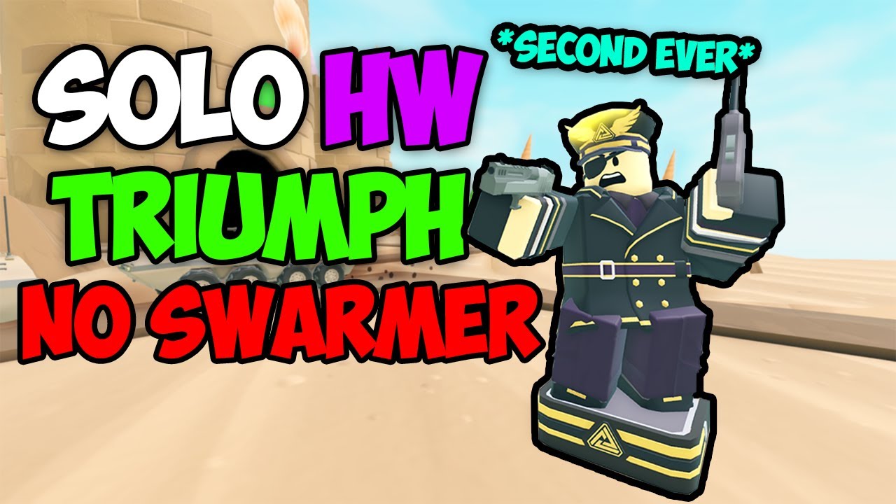 *SECOND EVER* Solo BUFFED HIDDEN WAVE Triumph Without Swarmer | TDS ...