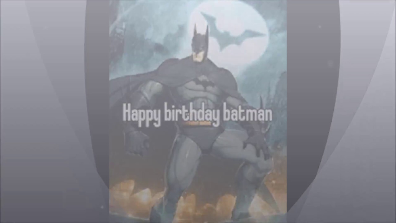 Batman...Happy Birthday, Phil, and Congratulations! - YouTube