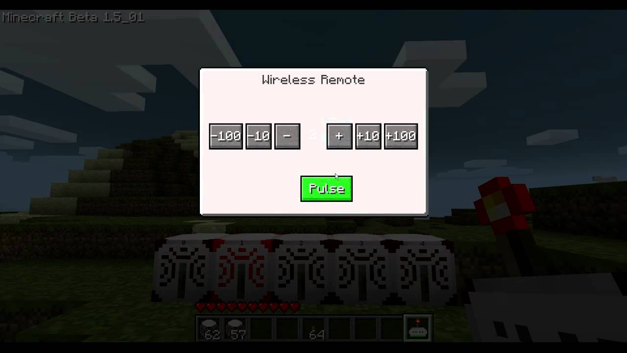 minecraft Wireless Remote - YouTube