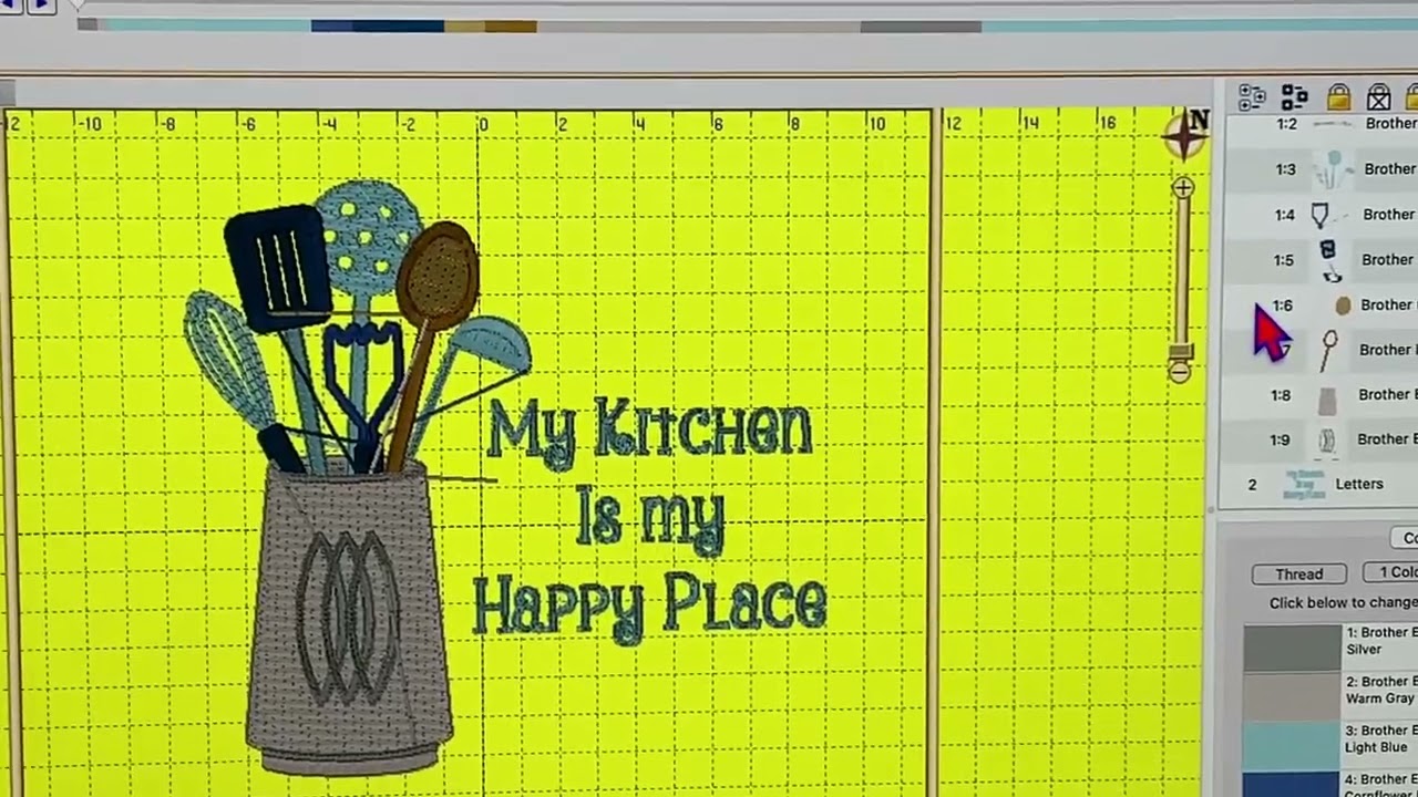 Adjusting Embroidery Files with Embrilliance Essentials - YouTube