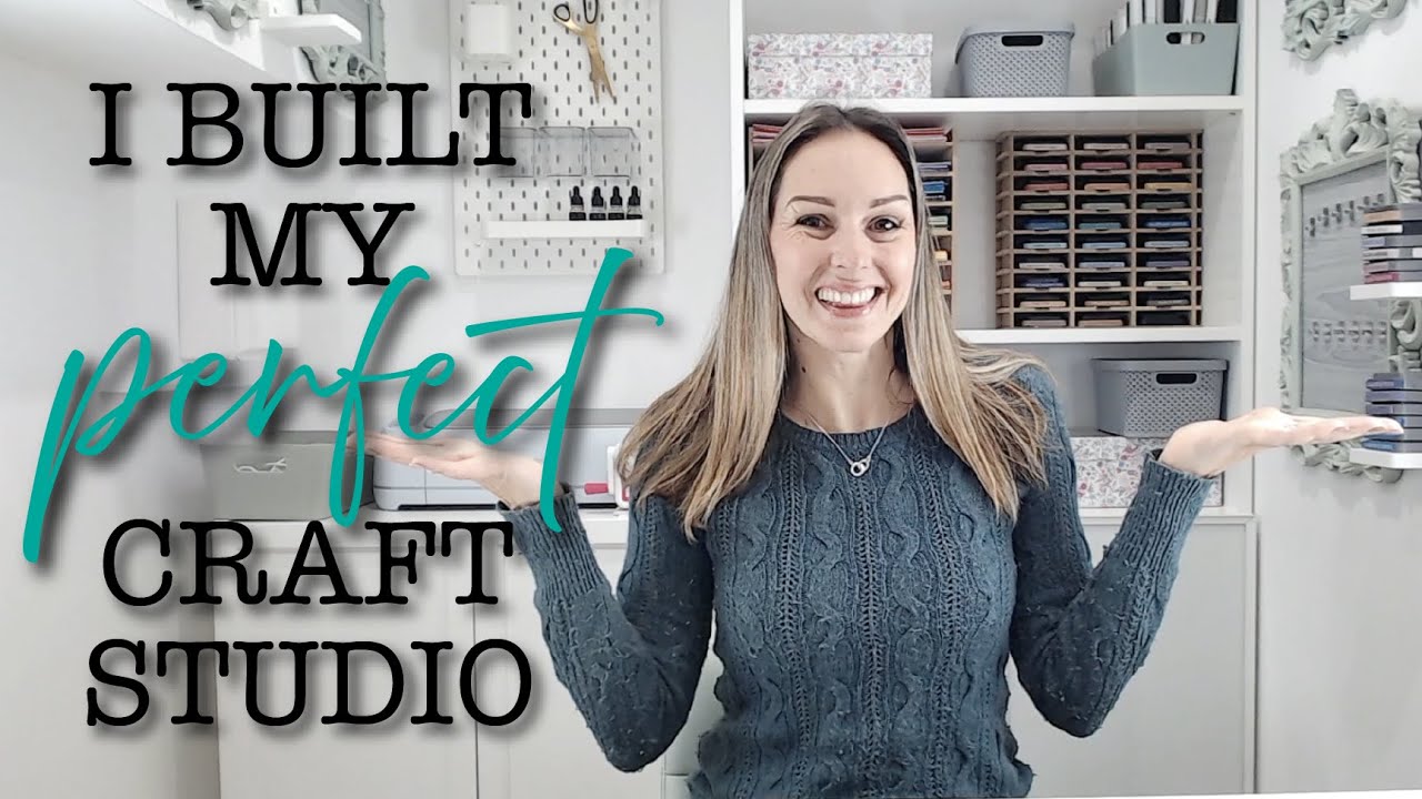 How We Built My PERFECT CRAFT STUDIO In Our Garage!! - YouTube