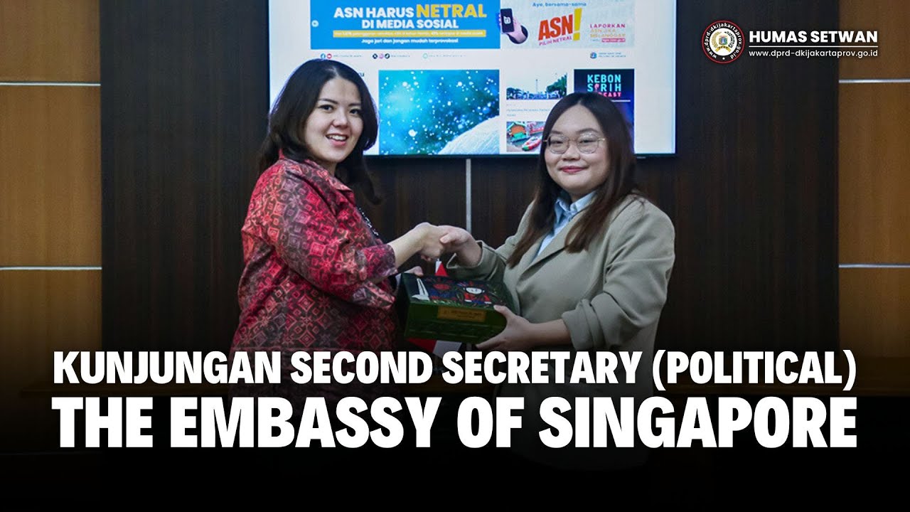 Second Secretary (Political) The Embassy of Singapore Yang Kai Ting Kunjungi DPRD DKI Jakarta ...